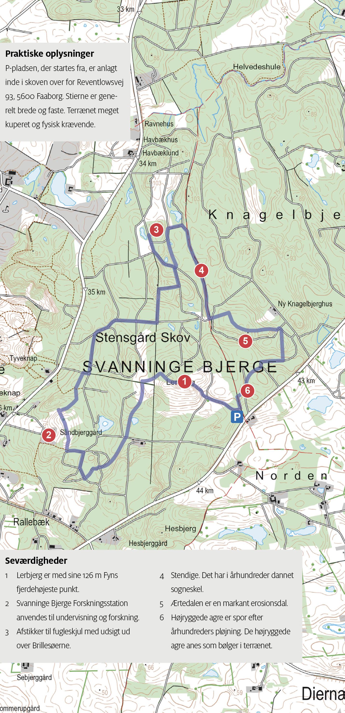 Legind | Vandrerundture i Danmark