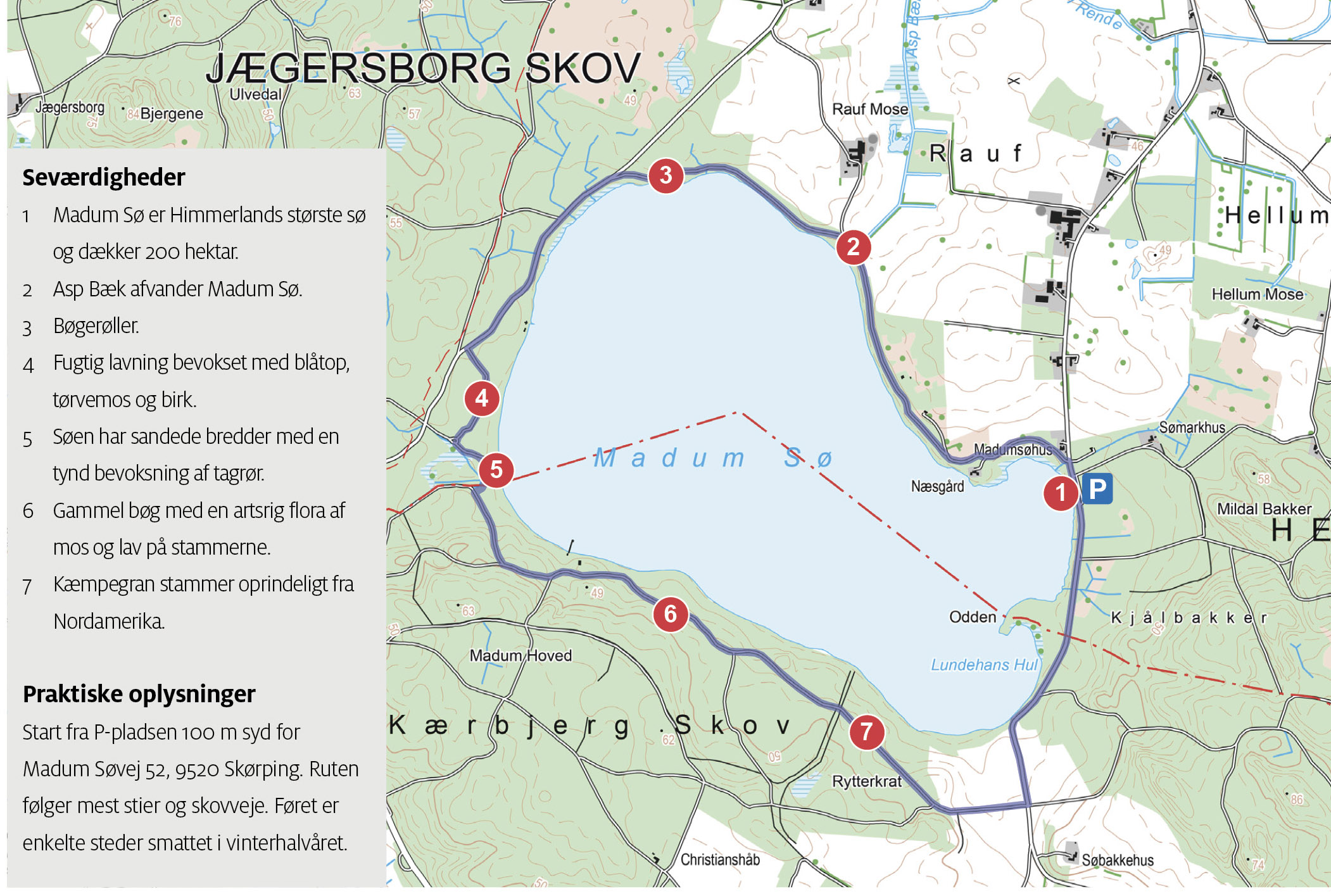 Legind | Vandrerundture i Danmark
