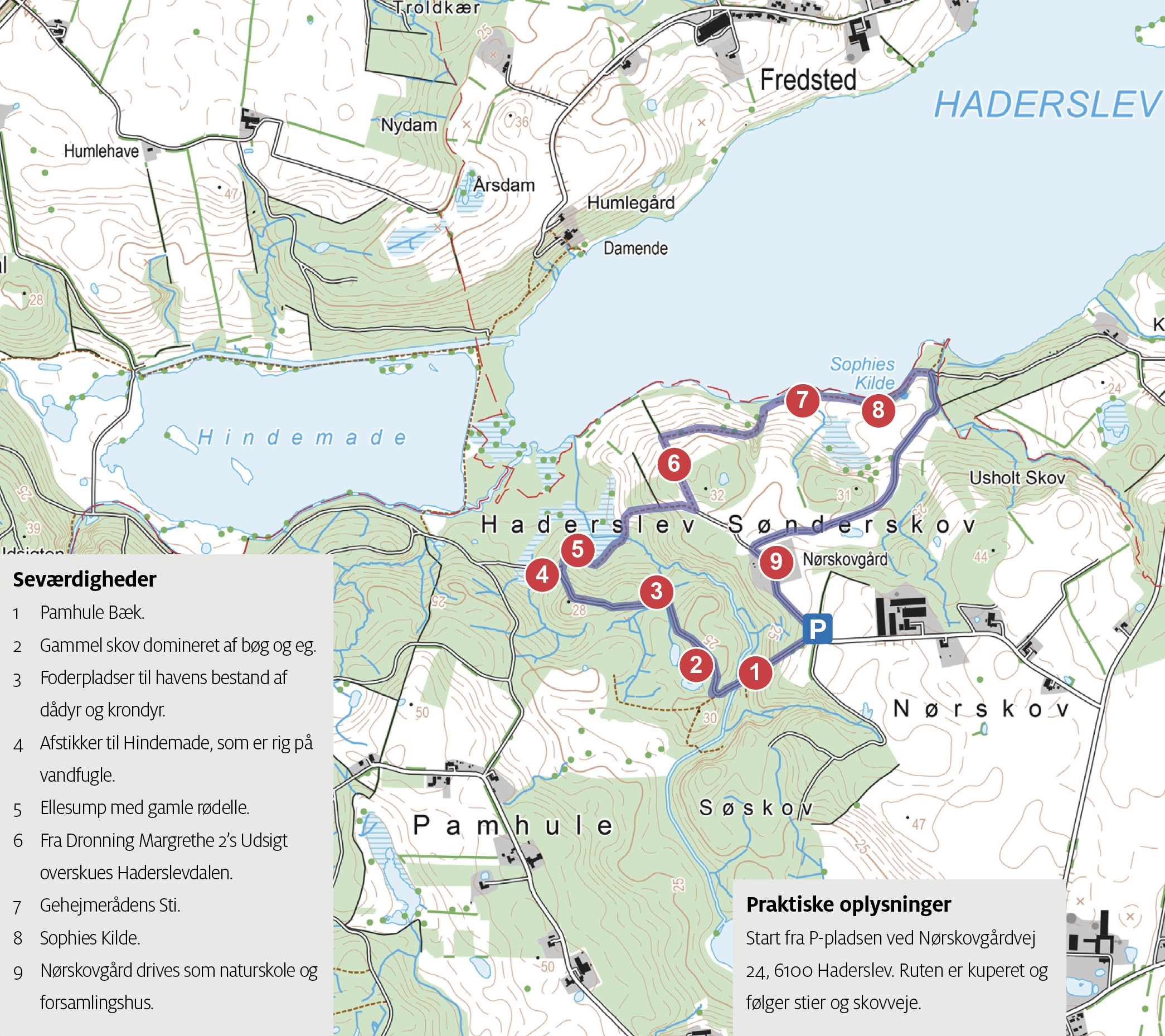 Legind | Vandrerundture i Danmark