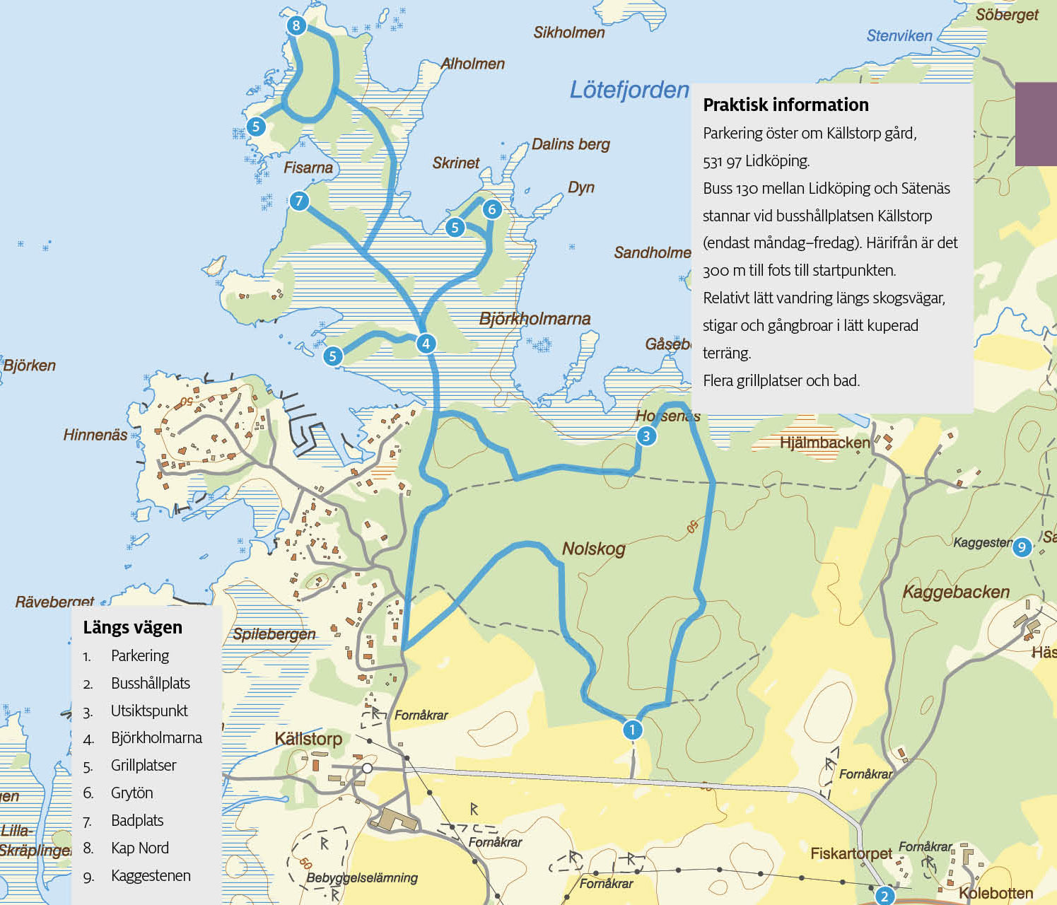 Legind/Vandringsslingor i sverige